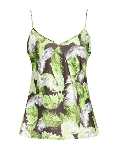 GAELLE PARIS Floral Print Camisole Top - Light Green