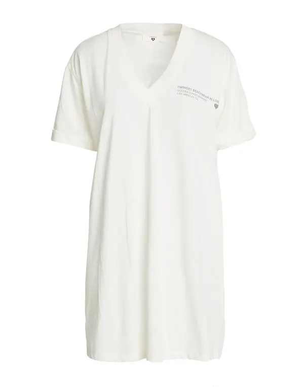TWINSET Cotton Polyester T-shirt Dress