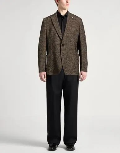 MANUEL RITZ Blazer Size Cotton, Polyester, Acrylic, Wool