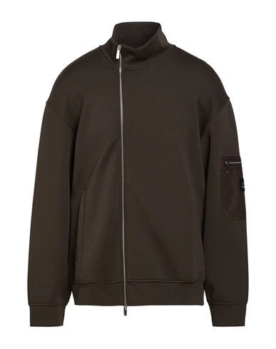 Armani Exchange Long Sleeve Zip-up Sweatshirt - Green