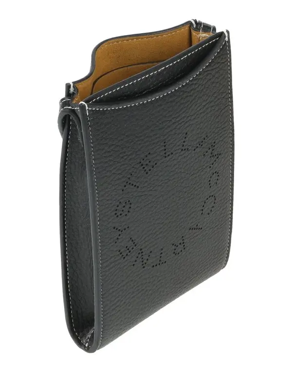 Stella McCartney Crossbody Bag In Slate Textile Fibers - Black