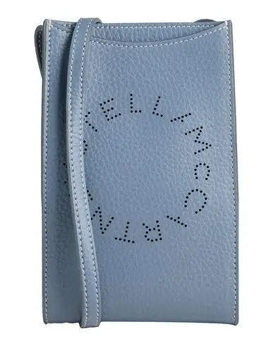Stella McCartney Crossbody Bag In Slate Textile Fibers - Blue