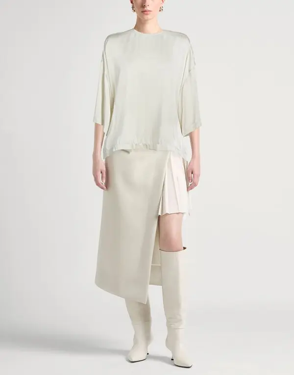 Rick Owens Acetate And Viscose Satin Top