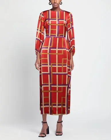 Momoni Maxi Dress Size Silk, Elastane