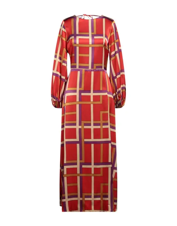 Momoni Maxi Dress Size Silk, Elastane