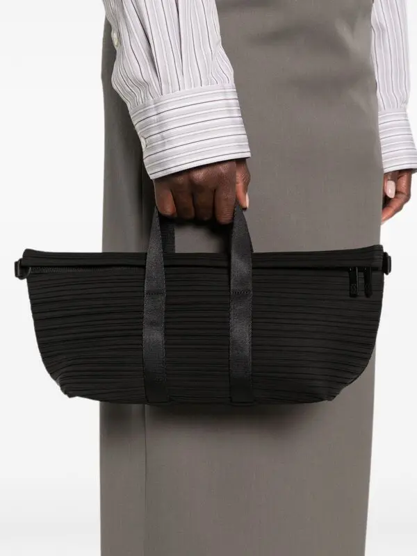 Issey Miyake Pleated Boston Bag