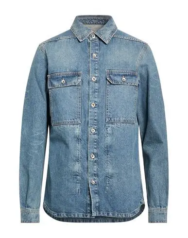 Rick Owens Denim Shirt Size Cotton - Blue