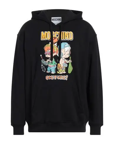 Moschino Couture + The Flintstones Sweatshirt Size Organic Cotton - Black