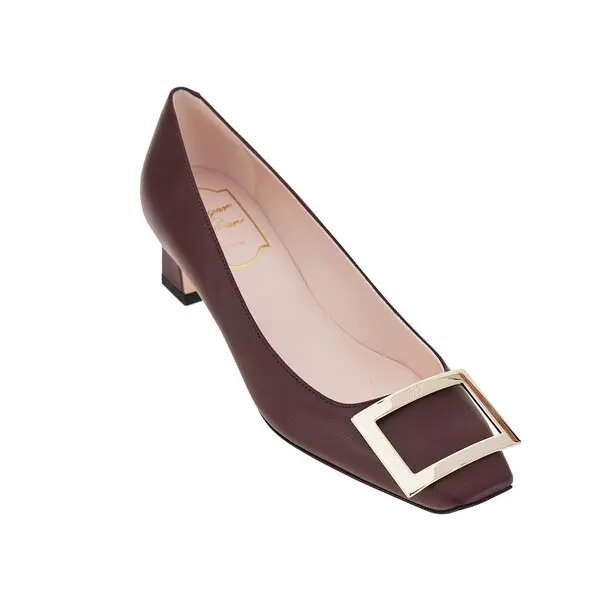 ROGER VIVIER Trompette Leather Pumps
