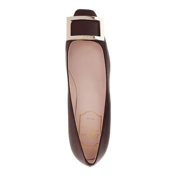 ROGER VIVIER Trompette Leather Pumps