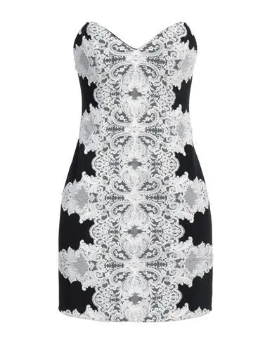 Elisabetta Franchi Mini Dress Size Viscose, Acetate, Elastane, Polyamide, Cotton - Black