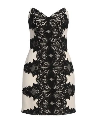 Elisabetta Franchi Mini Dress Size Viscose, Acetate, Elastane, Polyamide, Cotton - White