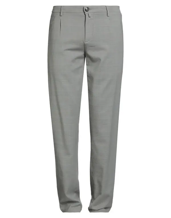 JACOB COHЁN Glen Plaid Tapered Leg Pants - Grey