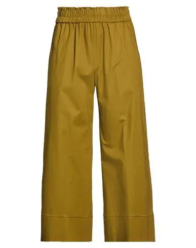 MARIA BELLENTANI Pants Military Size Cotton, Elastane - Green