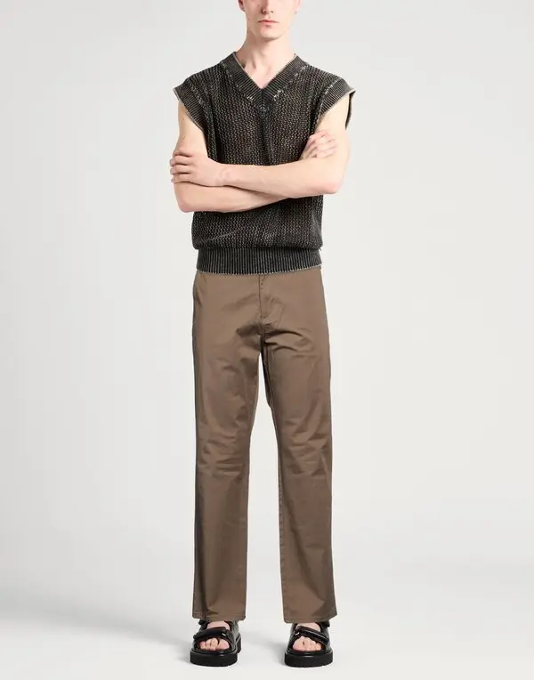 Armani Exchange Pants Khaki Size Cotton, Elastane