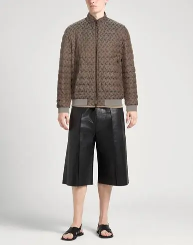 Herno Puffer Taupe Size Polyester, Cotton