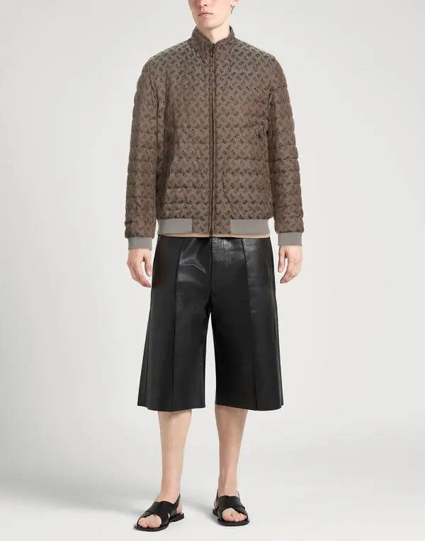 Herno Puffer Taupe Size Polyester, Cotton