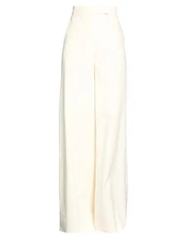 Max Mara Pants Ivory Size Cotton, Elastane