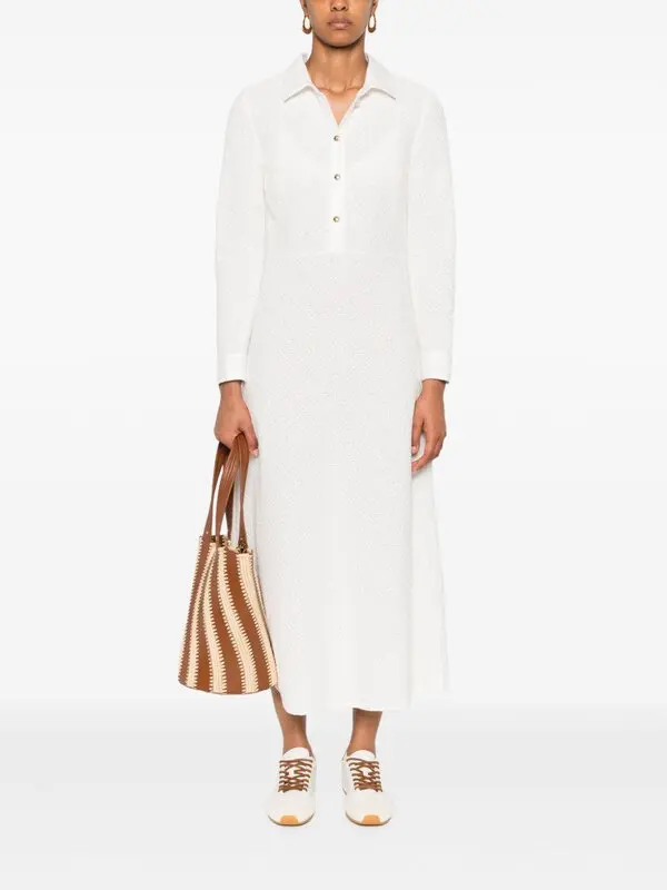 Celine Crochet Cotton Long Dress