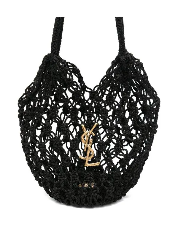 Saint Laurent Small Crochet Bucket Bag
