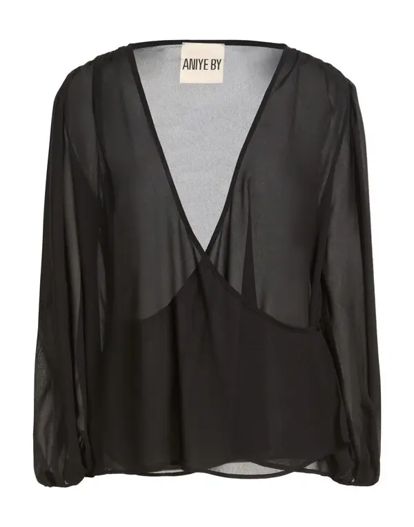 ANIYE BY Georgette Wrap Top