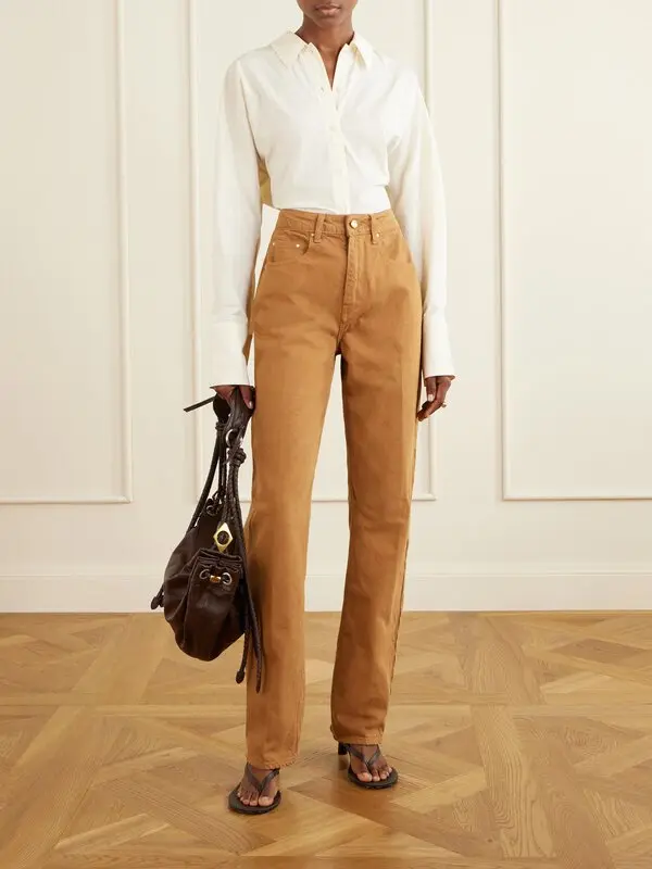 Ossou Noon High-rise Straight-leg Jeans