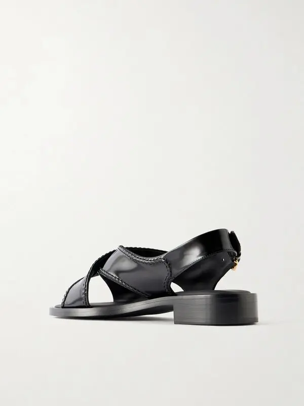 Church's Sondra Patent-leather Sandals - Black