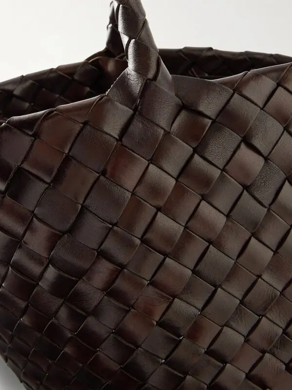 Dragon Diffusion Egola Woven Leather Tote