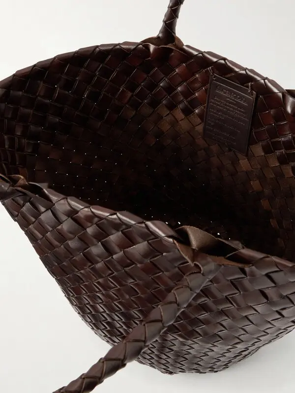 Dragon Diffusion Egola Woven Leather Tote