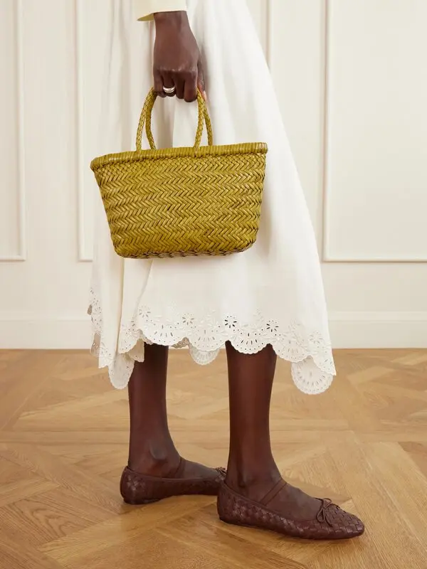 Dragon Diffusion Gora Mini Woven Leather Tote