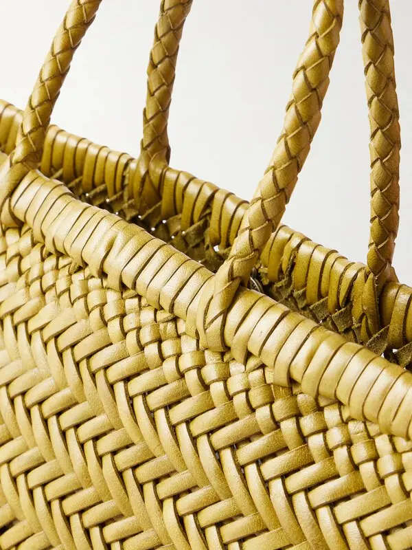 Dragon Diffusion Gora Mini Woven Leather Tote