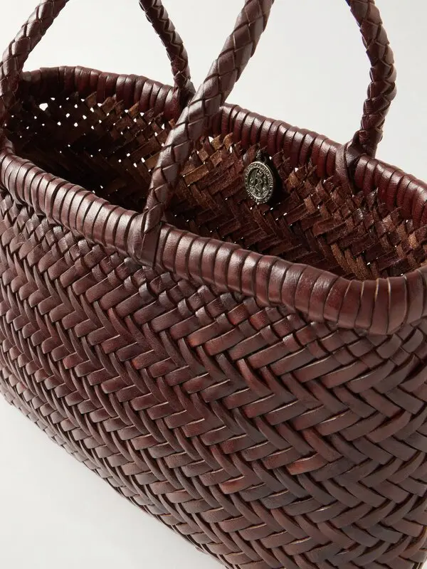 Dragon Diffusion Gora Mini Woven Leather Tote