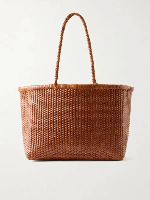 Dragon Diffusion B Weave Leather Tote