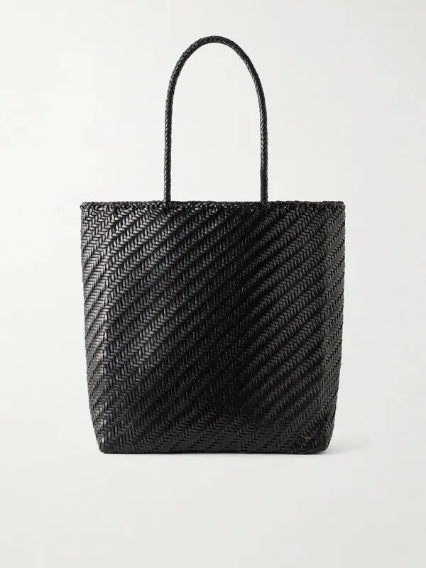 Dragon Diffusion Woven Leather Tote Bag