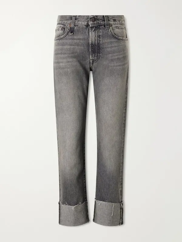 R13 Romeo Cropped Flare Jeans