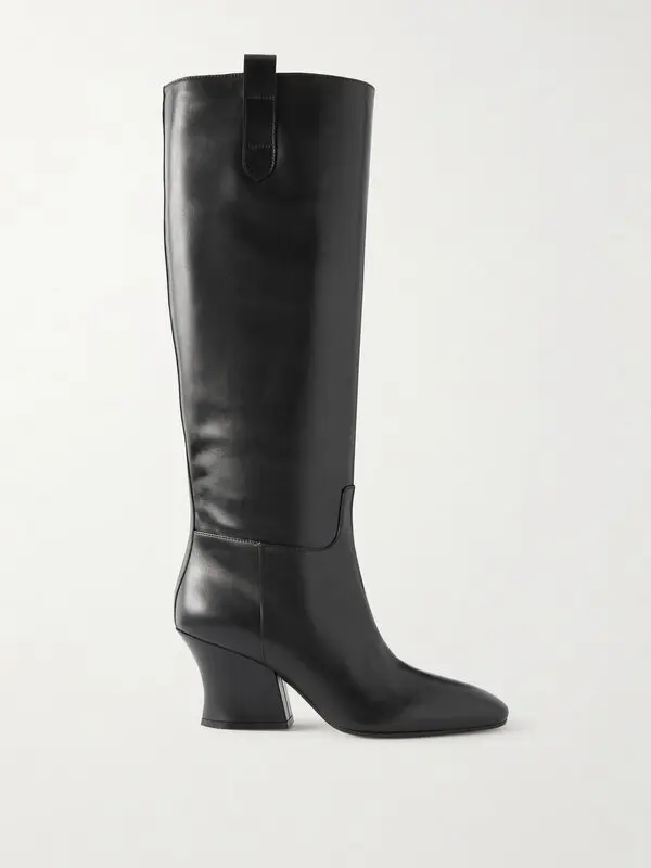 JIL SANDER Lune' Knee-high Leather Boots