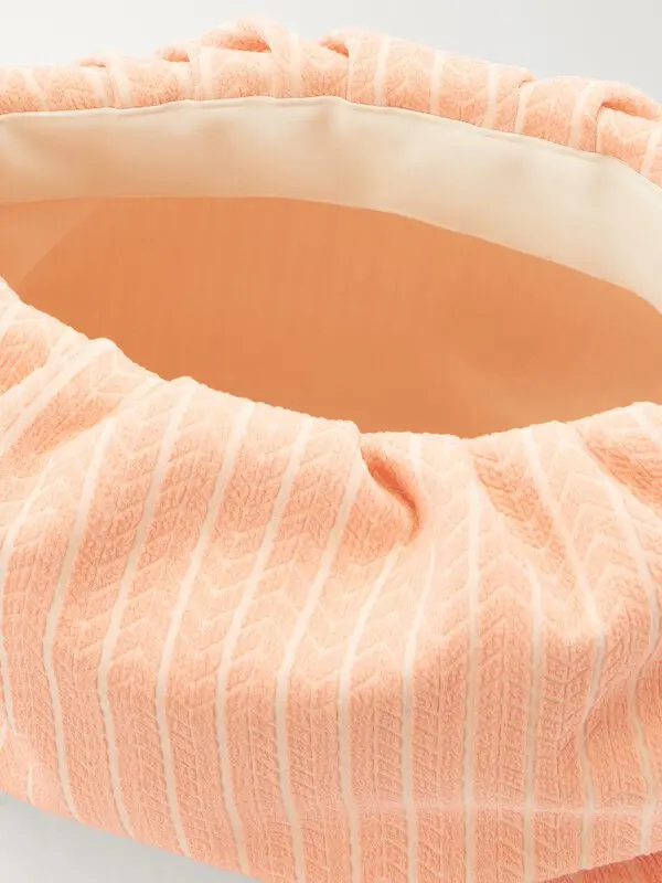 ERES Soire Solaire Jacquard Clutch - Orange