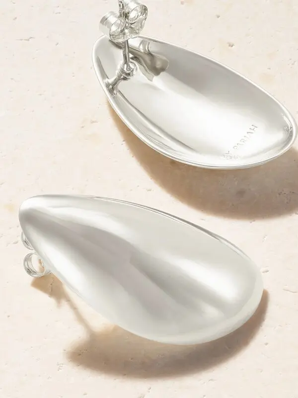 BY PARIAH Sculptural Recycled Sterling Earrings
