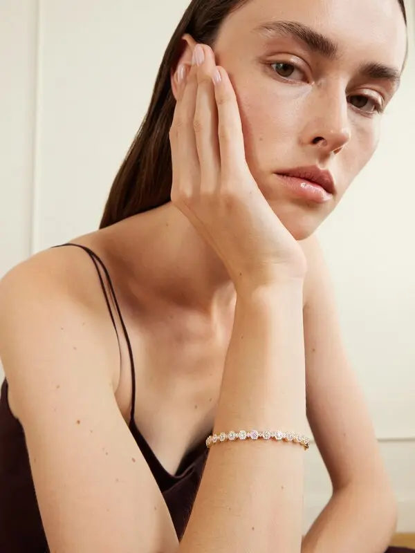 DAVID MORRIS 18-karat Diamond Bangle