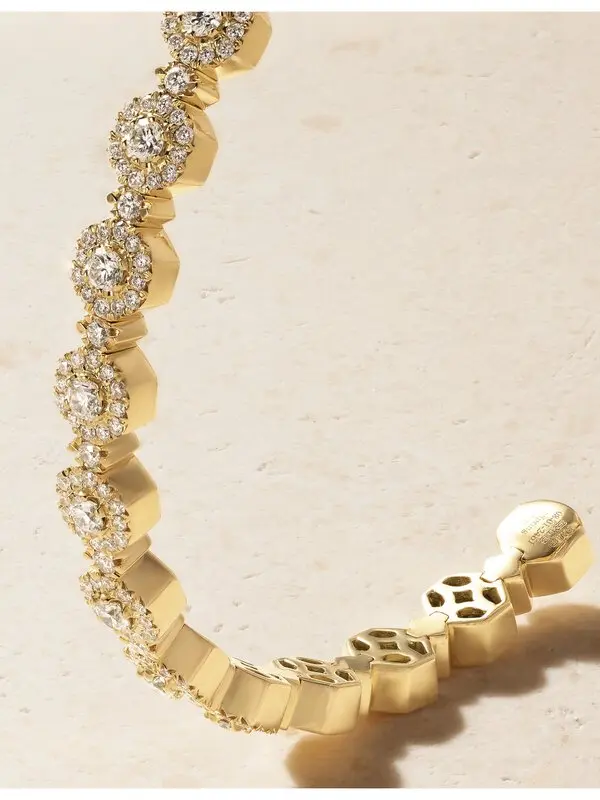 DAVID MORRIS 18-karat Diamond Bangle
