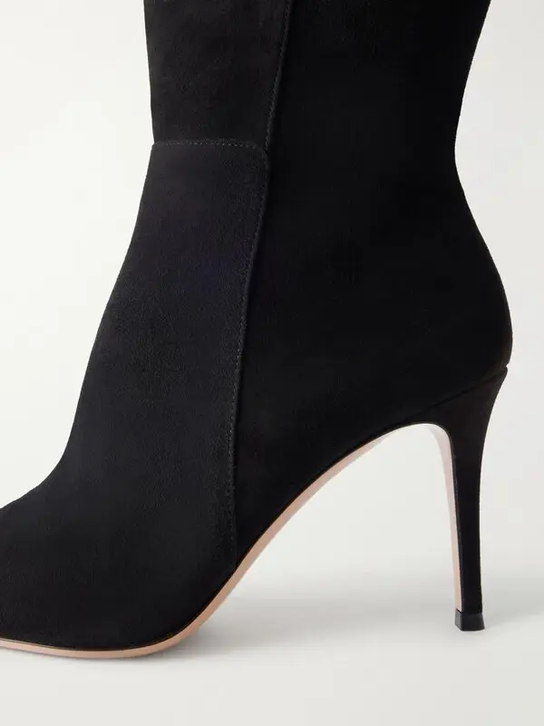 GIANVITO ROSSI Levy Suede Knee-high Boots