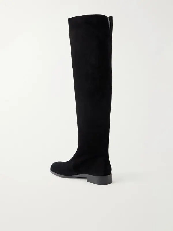 GIANVITO ROSSI Zayne 20 Suede Over-the-knee Boots - Black
