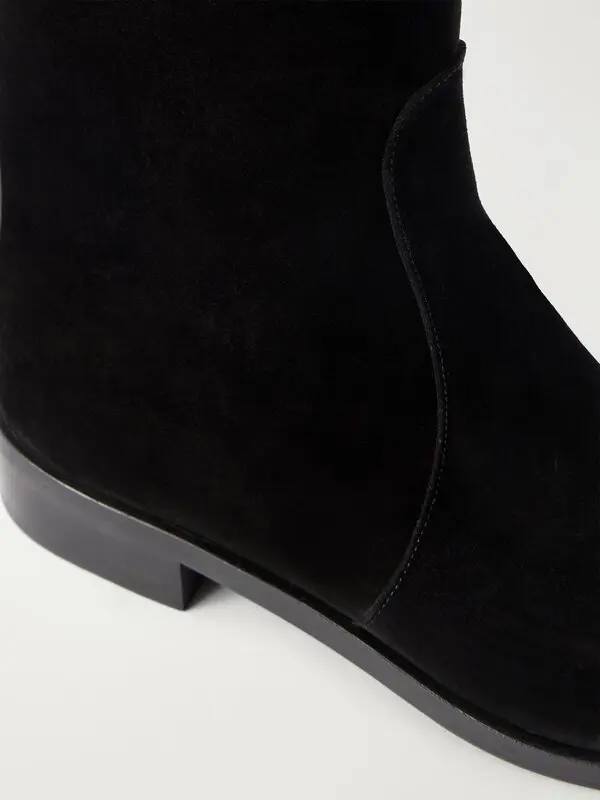 GIANVITO ROSSI Zayne 20 Suede Over-the-knee Boots - Black