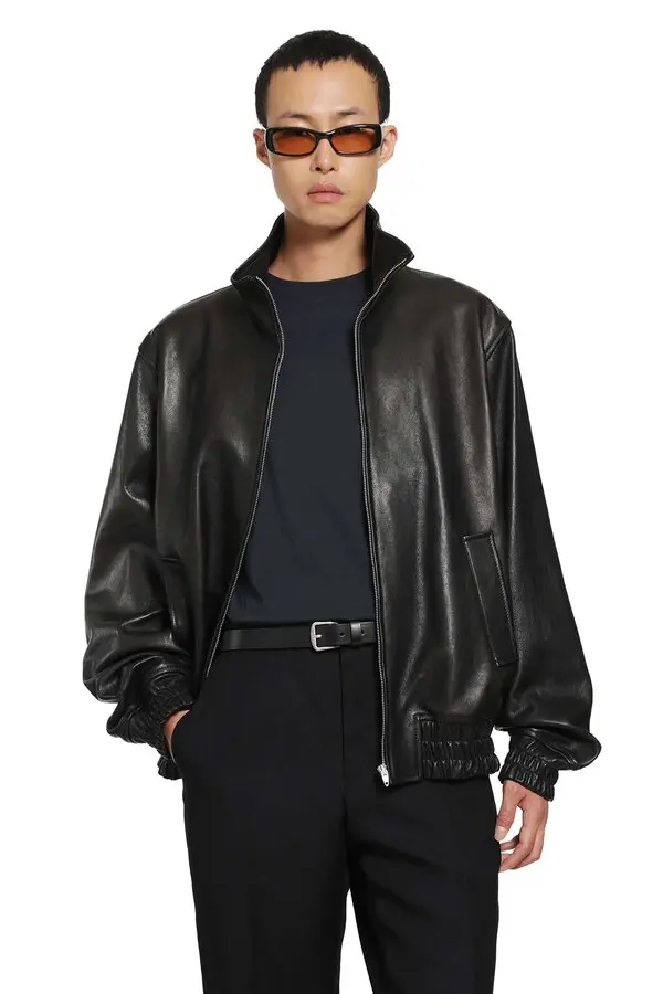 Valentino Garavani Leather Jacket - Black