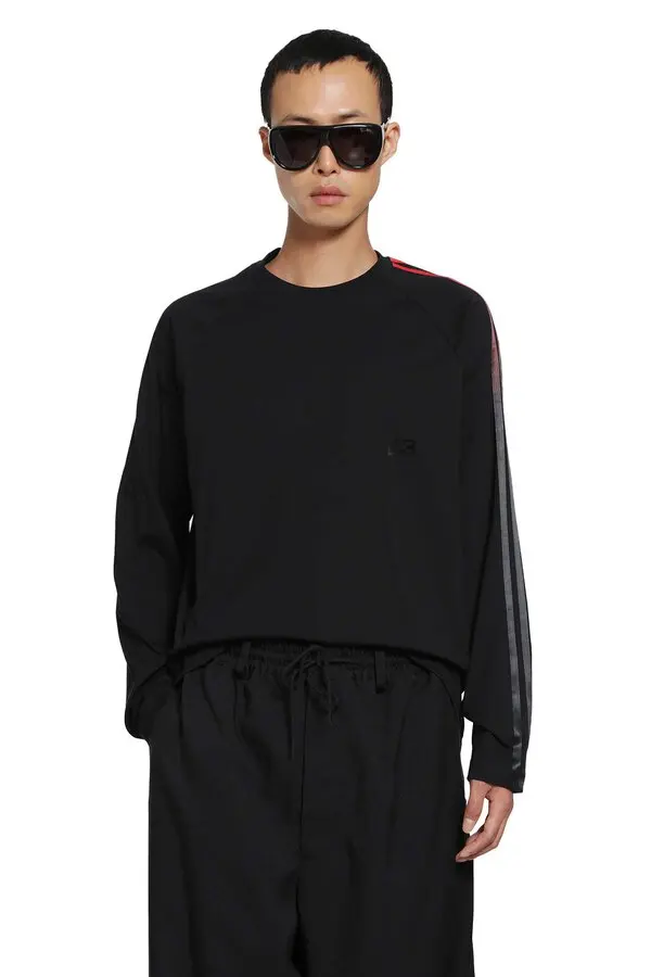 Y3 Oversized Gradient Stripes Long Sleeve T-shirt