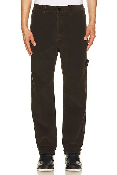 Stone Island Straight Corduroy Trousers