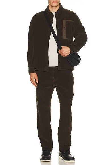 Stone Island Straight Corduroy Trousers