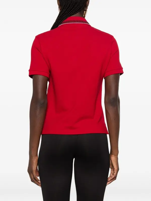 Versace Logo Cotton Polo Shirt