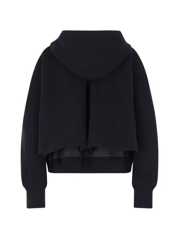 Sacai Nylon And Cotton Hoodie