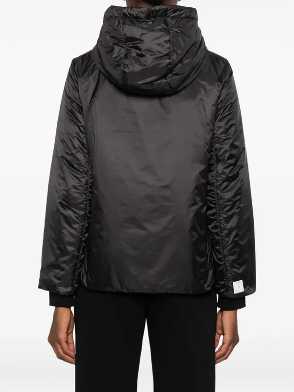 Max Mara The Cube Hooded Zip-up Coat - Multicolor